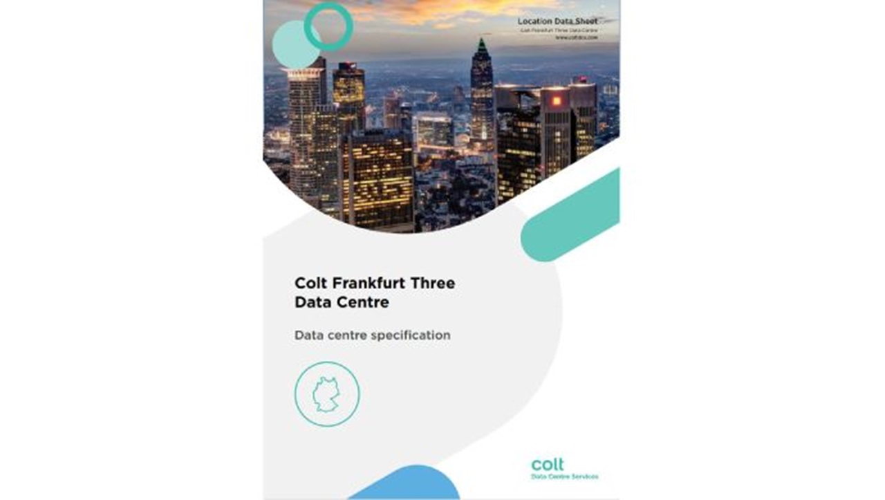 Colt Frankfurt West Data Centre - Hyperscale Services | Colt DCS