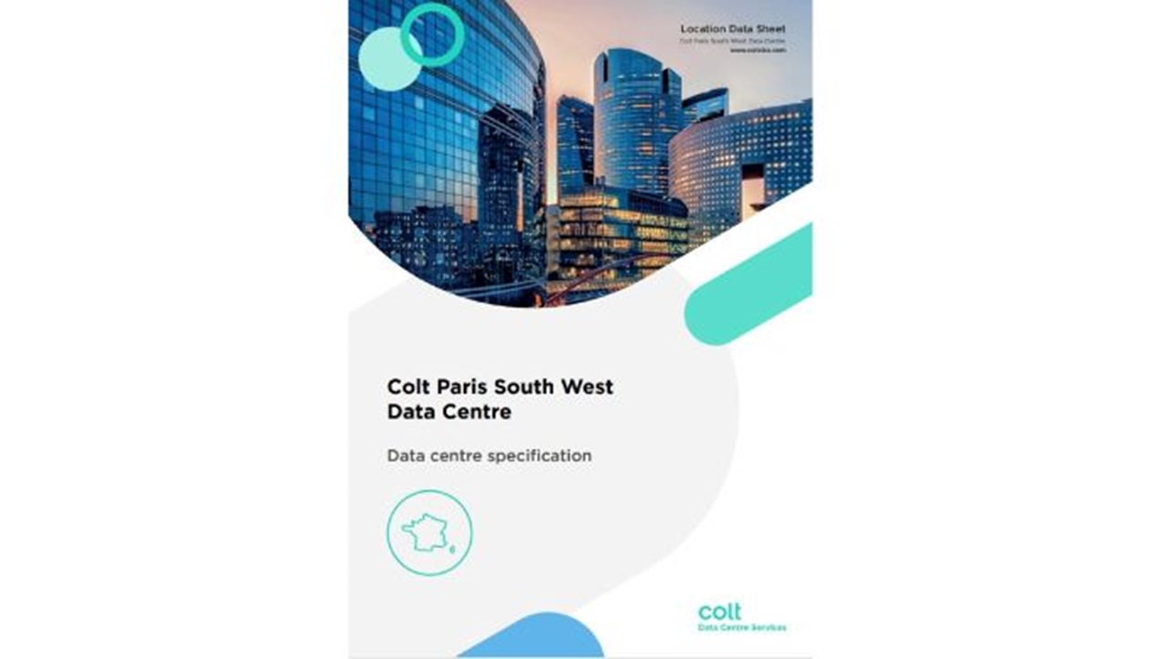 Colt Paris South West Data Centre Services | Colt DCS